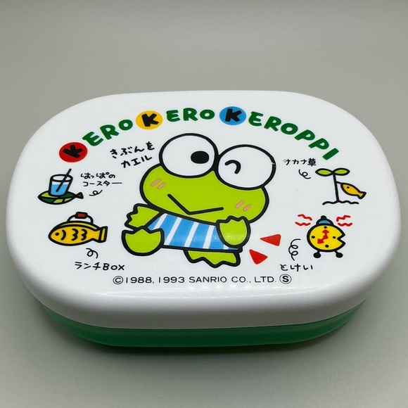 Sanrio | Other | A Rare Vintage Plastic Sanrio 9881993 Keroppi Bento ...
